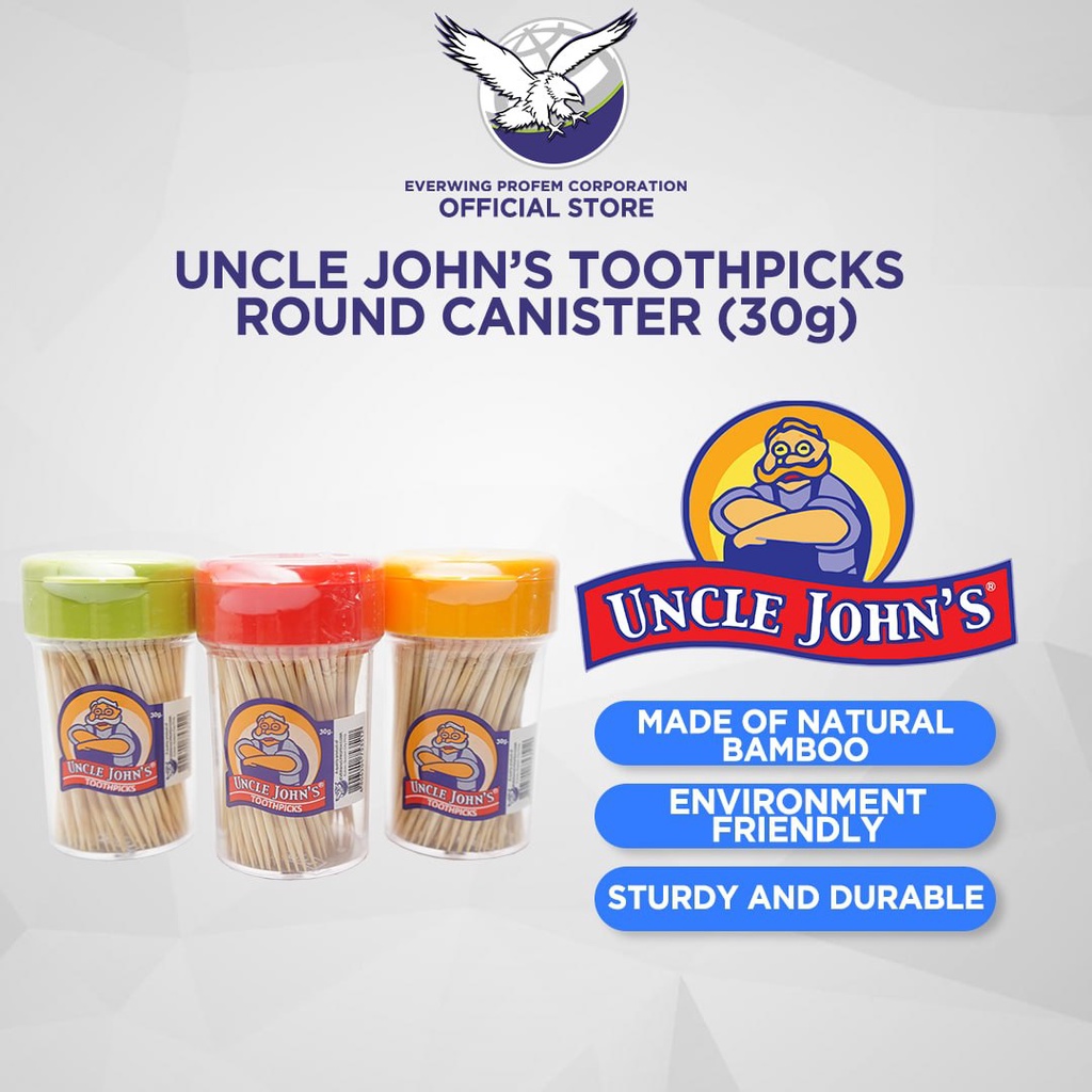 Uncle John's Toothpicks (Bamboo, home, restaurant) | Shopee Philippines