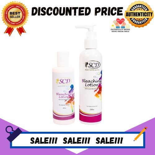 Original SCD Bleaching Lotion With Sun Protection Big 250ml and Small ...