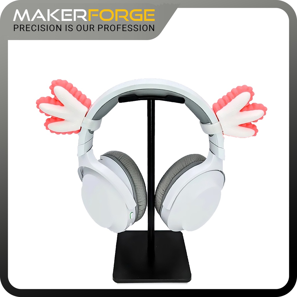 Axolotl Gills for Headphones, Headset & Cosplay Props, Headphone Ear ...