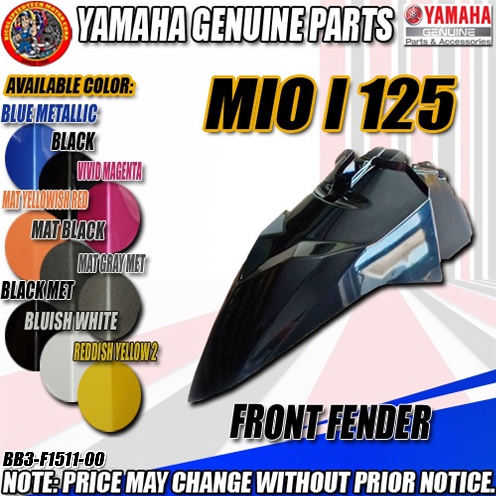 MIO I 125 FRONT FENDER (YGP) (GENUINE: BB3-F1511-00) | Shopee Philippines