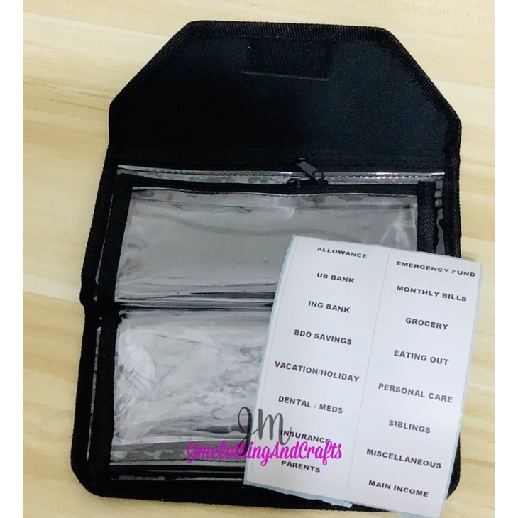 6-Pockets Book-type Money Organizer with FREE LABELER | Shopee Philippines