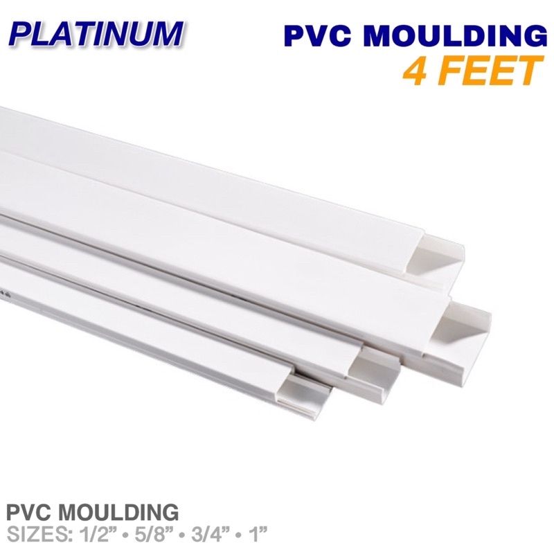4 FT | PVC Moulding | Electrical Wire Pipe | Plastic Pipe For ...