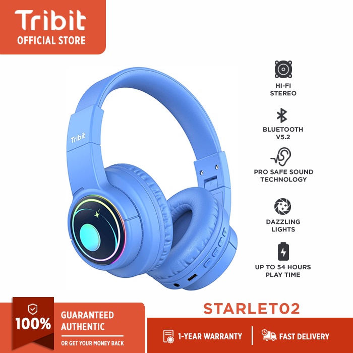 Tribit Starlet02 Safe Sound Tech with RGB Lights & HiFi Stereo, Built ...