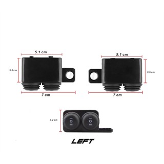 Domino Dual 3ways Switch TRI Switch Mirror Mount Waterproof Universal ...