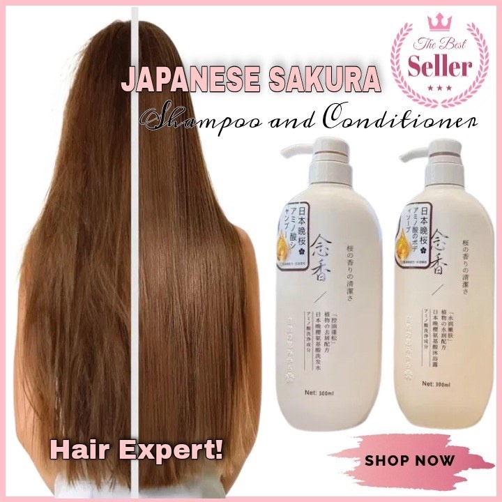 Original Japan Sakura Shampoo and Conditioner | Okanen Japan Hair ...