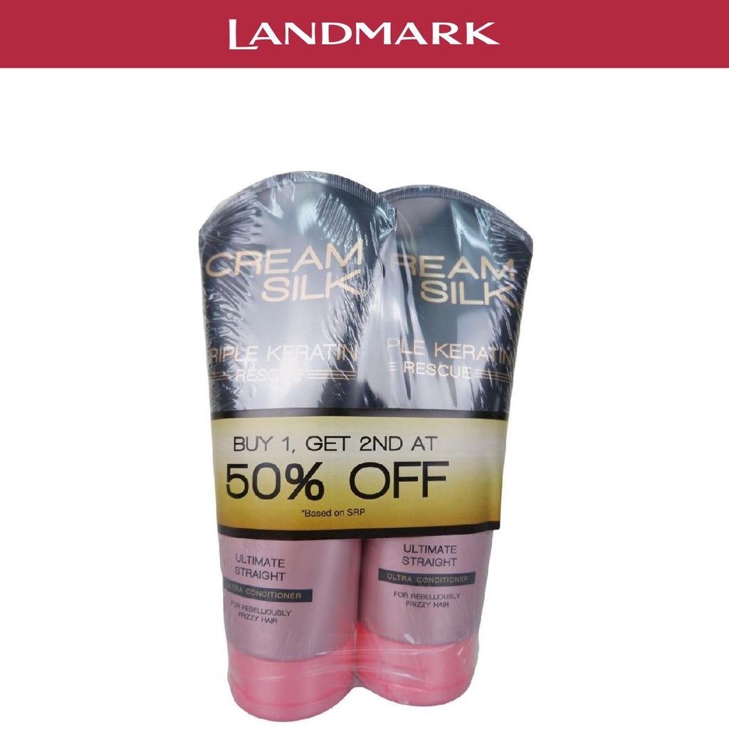 Creamsilk Triple Keratin Straight Buy 1 Get 2nd At 50% Off - 340ml | Shopee Philippines