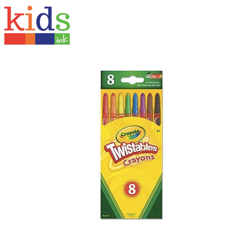 Crayola Twistable Crayon 8 Colors - Kids Ink | Shopee Philippines