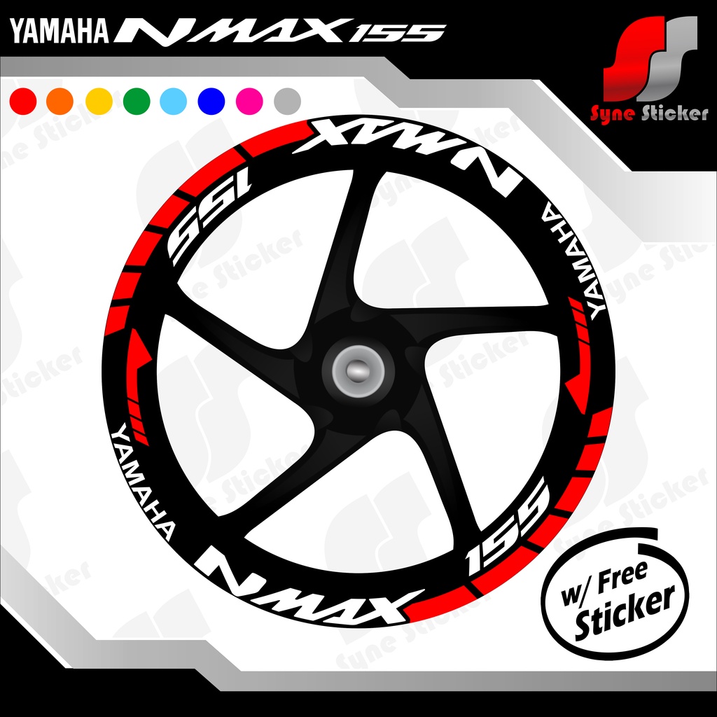Nmax 155 Mags Sticker Decals Set Pair ( Front & Back ) | Shopee Philippines