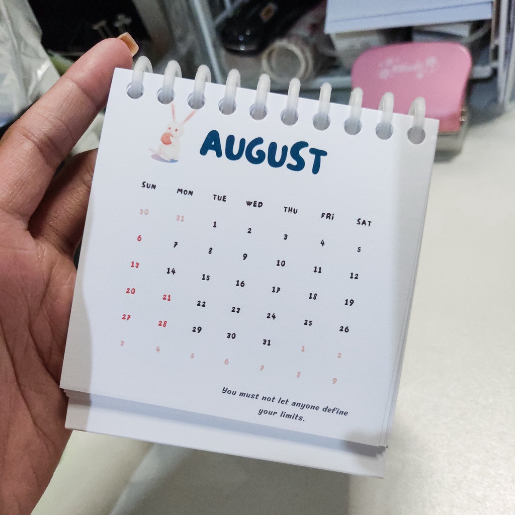 2023 Mini Calendar | Aesthetic Table/Desk Calendar | Shopee Philippines