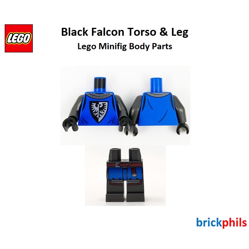 Lego Minifig Body Parts - Black Falcon Torso & Legs | Shopee Philippines