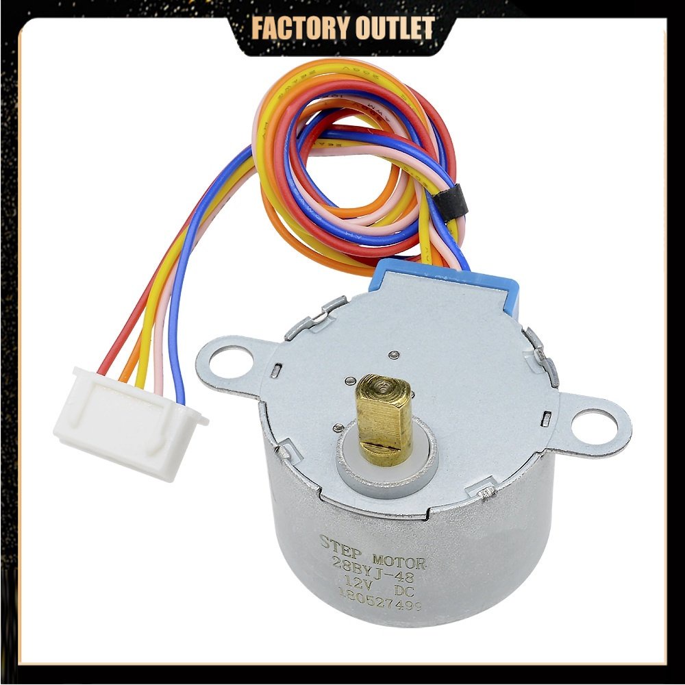 Motor 4 Phase Step Motor Reduction DC 12V 28BYJ-48 Valve Gear Stepper ...