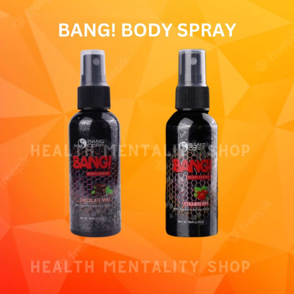 Bang! Body Spray Boost Performance Smell like a Chocolate Mint ...