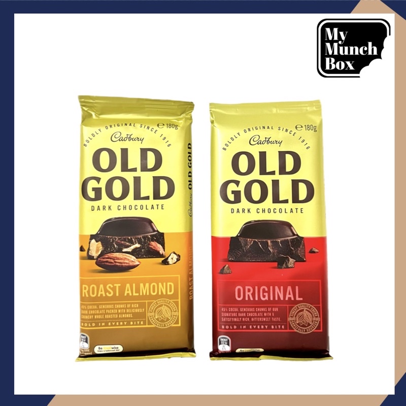 Cadbury Old Gold Dark Chocolate 180g | Shopee Philippines