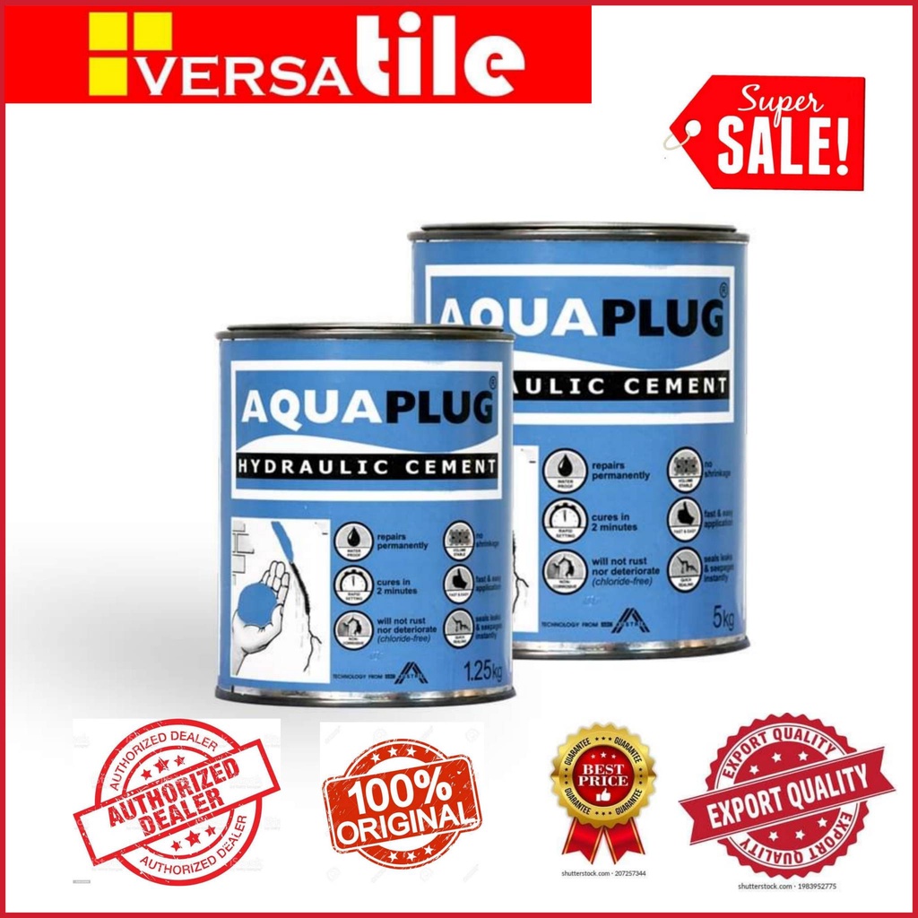 ABC Aqua Plug Hydraulic Cement 1.25kg | Shopee Philippines