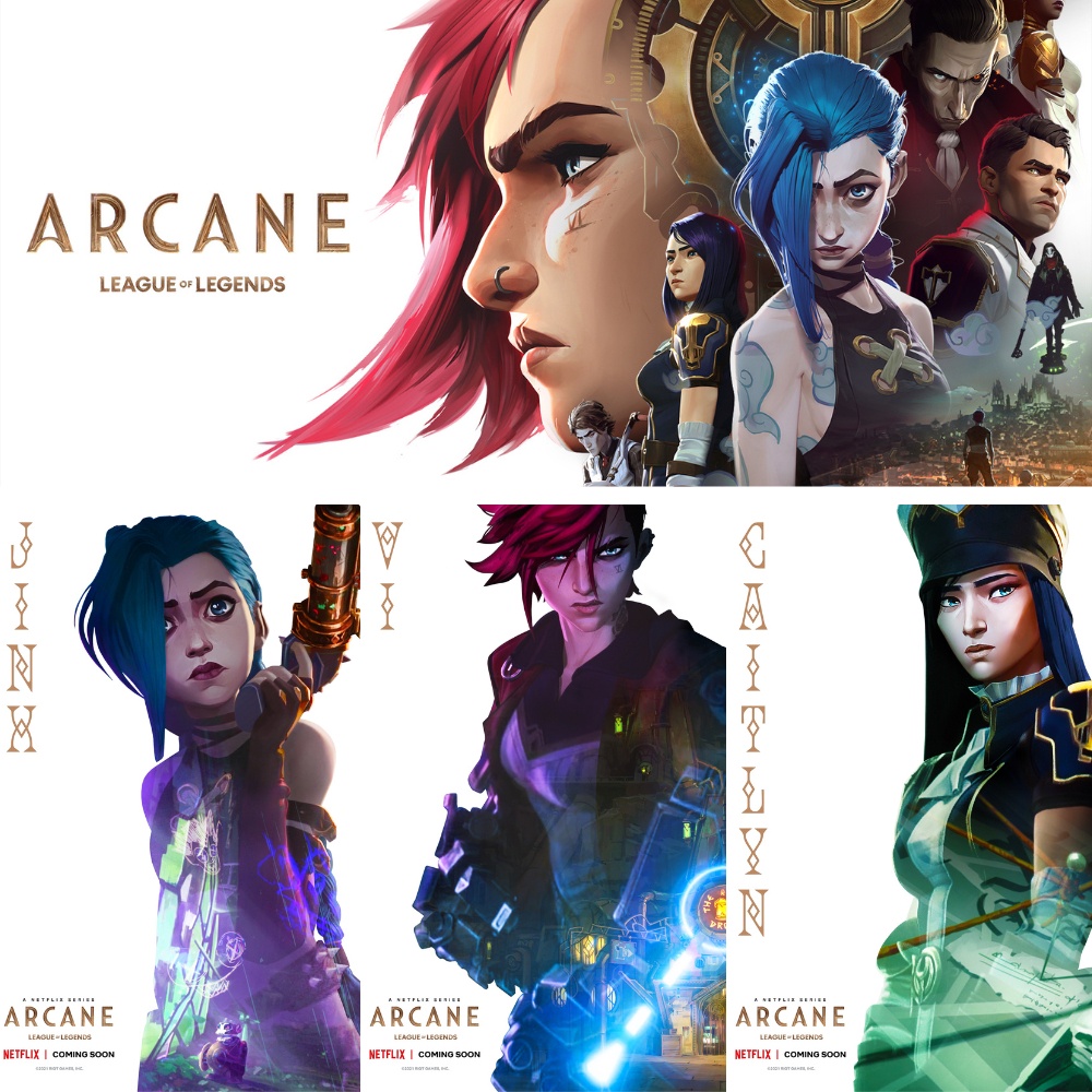 Arcane League of Legends Jinx A4 Size Poster | Shopee Philippines