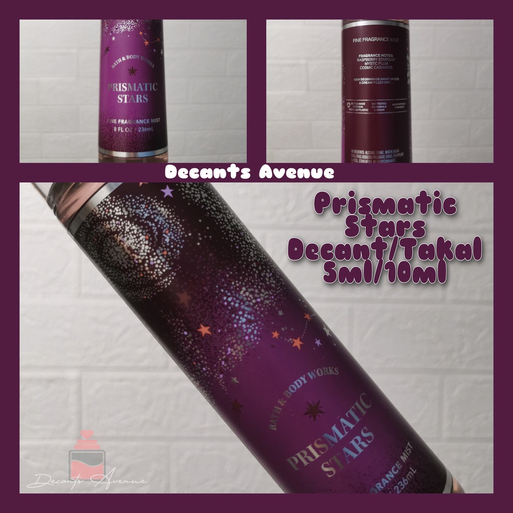 Prismatic Stars - Bath And Body Works 1mL 3mL 5mL 10mL | Shopee Philippines