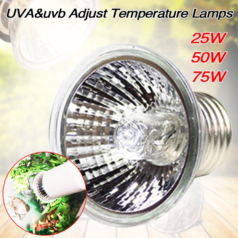 Reptile Light Bulb UV Heat Lamp Tortoise Turtle Calcium Supplement E27 UVB UVA | Shopee Philippines
