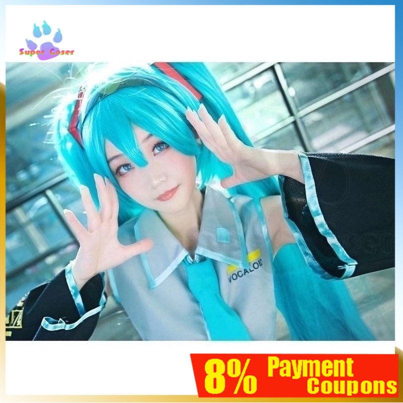 Hatsune Miku Cosplay Wig Vocaloid Blue Lake Hatsune Miku Hatsune Miku ...