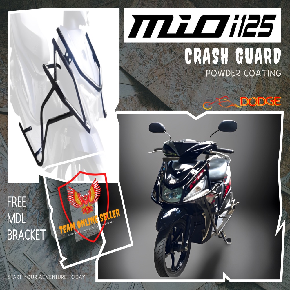 MIO i 125 | 125s - FULL CRASH GUARD ( PHASE 1 ) | Shopee Philippines