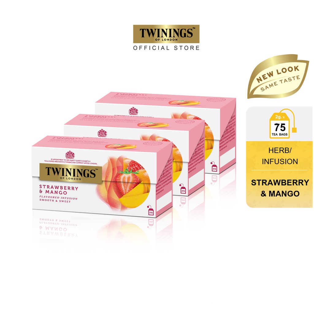 Twinings Strawberry & Mango 25s Bundle of 3 | Shopee Philippines