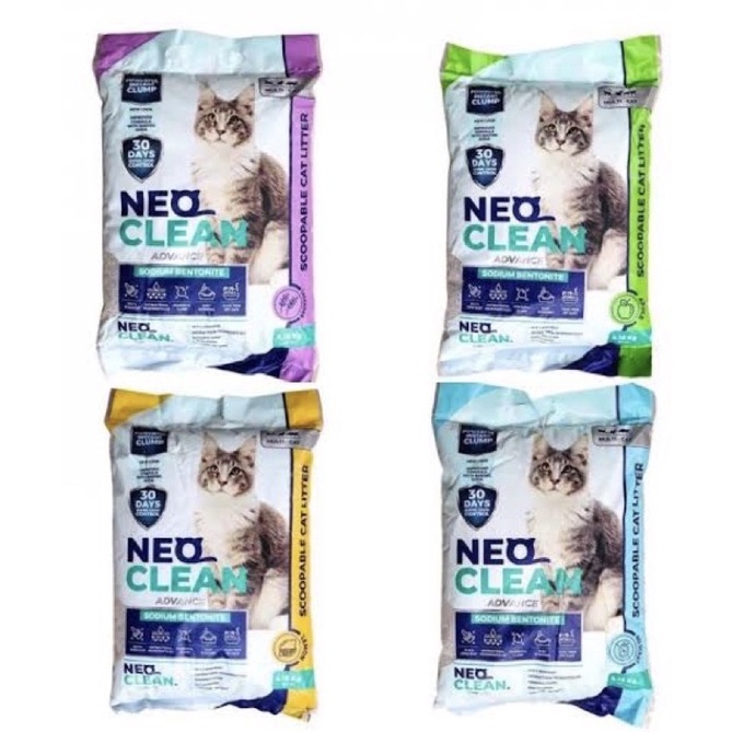 NEOCLEAN ADVANCE NEW PACKAGING SODUIM BENTONITE CAT LITTER 10L | Shopee ...