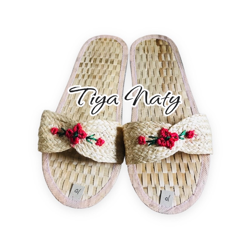 ABACA SLIPPERS Tsinelas Pambahay #001 Adult Indoor Slippers Native ...