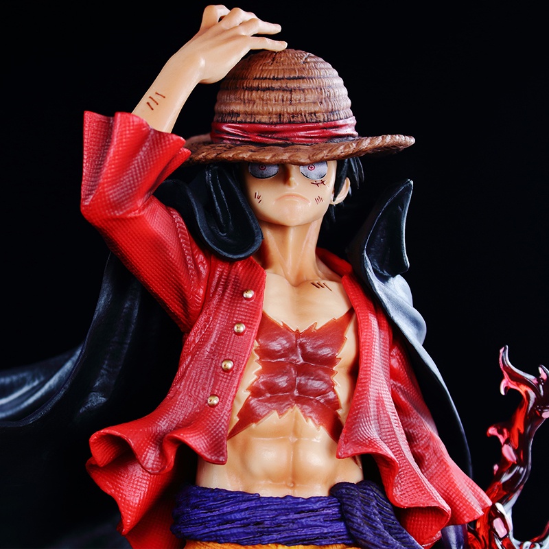 LX One Piece Four Emperors Monkey D. Luffy Anime Figure Double-head ...