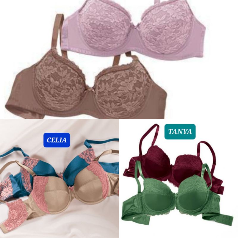 Avon BRA 2 PIECES UNDERWIRE LACE INGRID, TANYA or CELIA BRA | Shopee ...