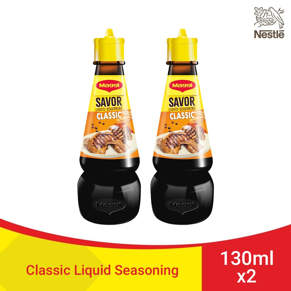 MAGGI Savor Classic Liquid Seasoning 130ml - Pack of 2 | Shopee Philippines