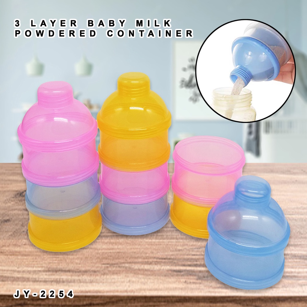 3 Layer Baby Milk Powdered Container Grid Side Cap Non-Toxic JY-2254 ...
