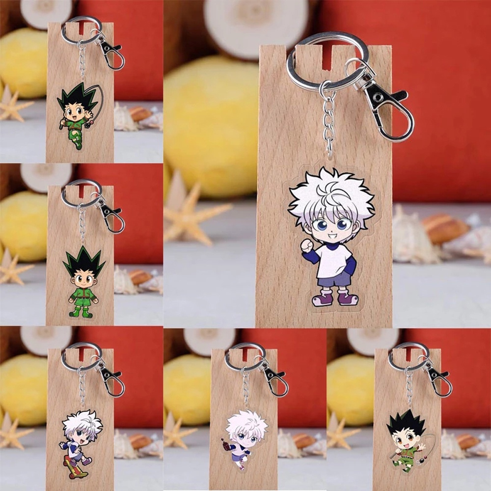 TWINKLE1 HUNTER x HUNTER Anime Killua Zoldyck Kurapika Key Chains Two ...