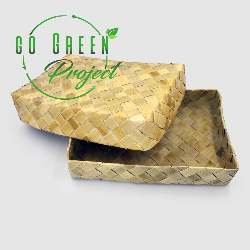 10x7x2 Pandan Gift Box / Tampipi / Pandan Box Storage / Packaging ...