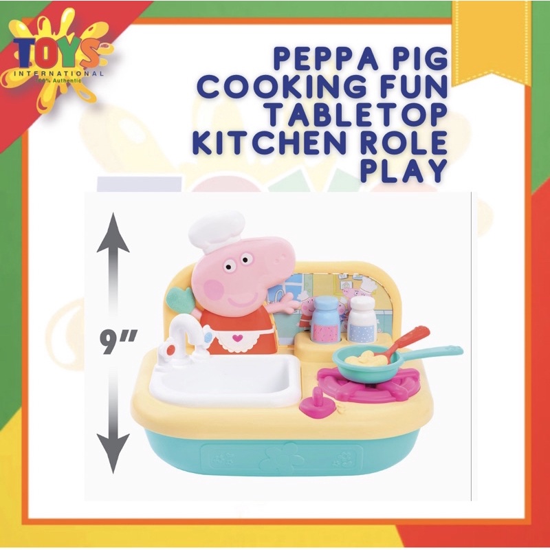 Peppa Pig Cooking Fun Tabletop Kitchen Role Play | Shopee Philippines