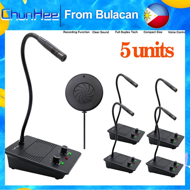 Chunhee Window Speaker System Window Intercom System for Bank/Office ...