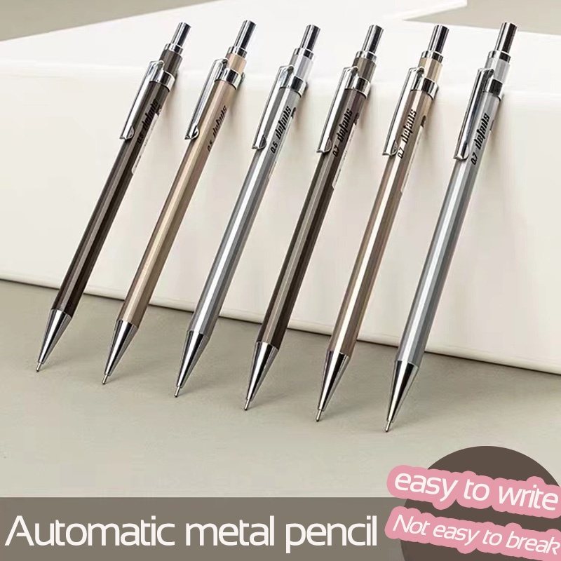 Creative automatic pencil New replaceable refill for students No need ...