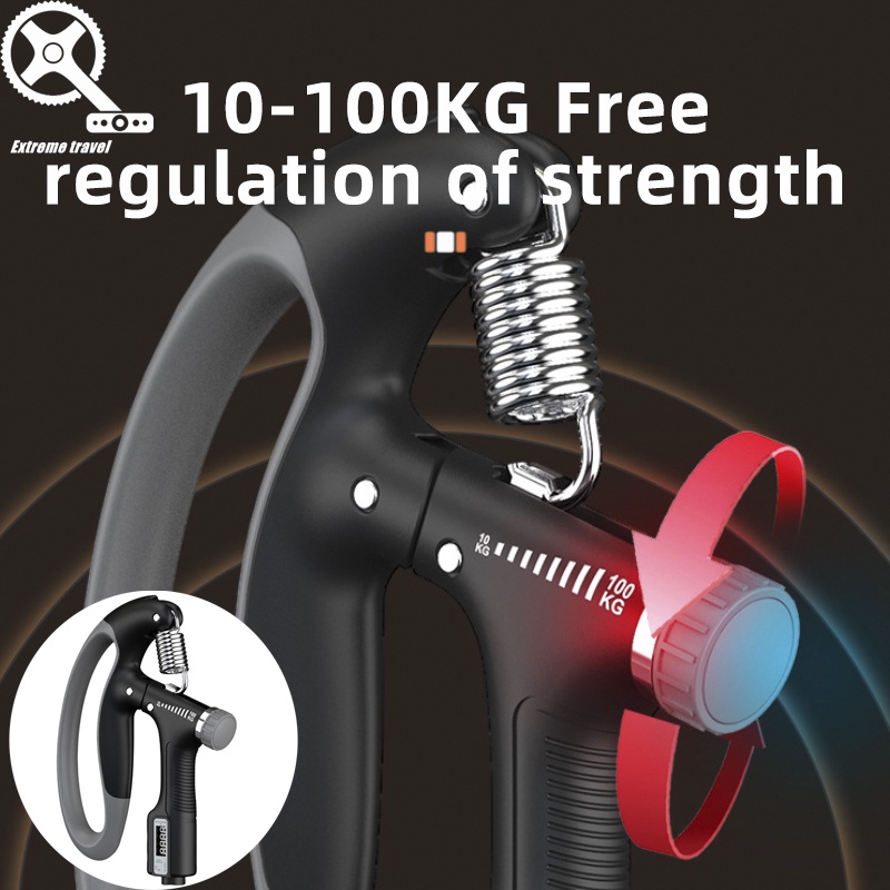 10-100KG Free Adjustment Smart Counting Grip Strength Device ...