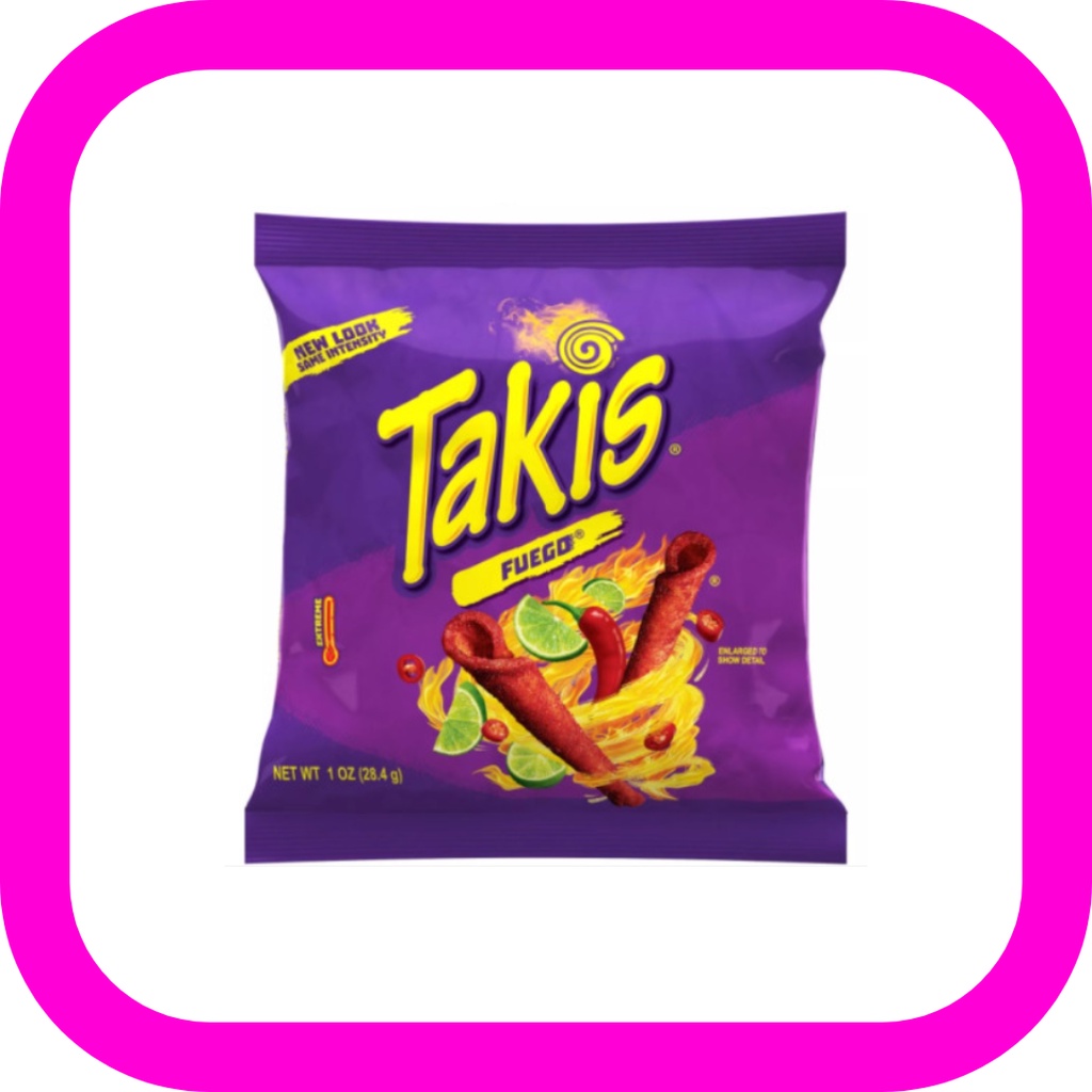 [Takis] Fuego Extreme Spicy Chips Hot Chili Pepper & Lime Tortilla ...