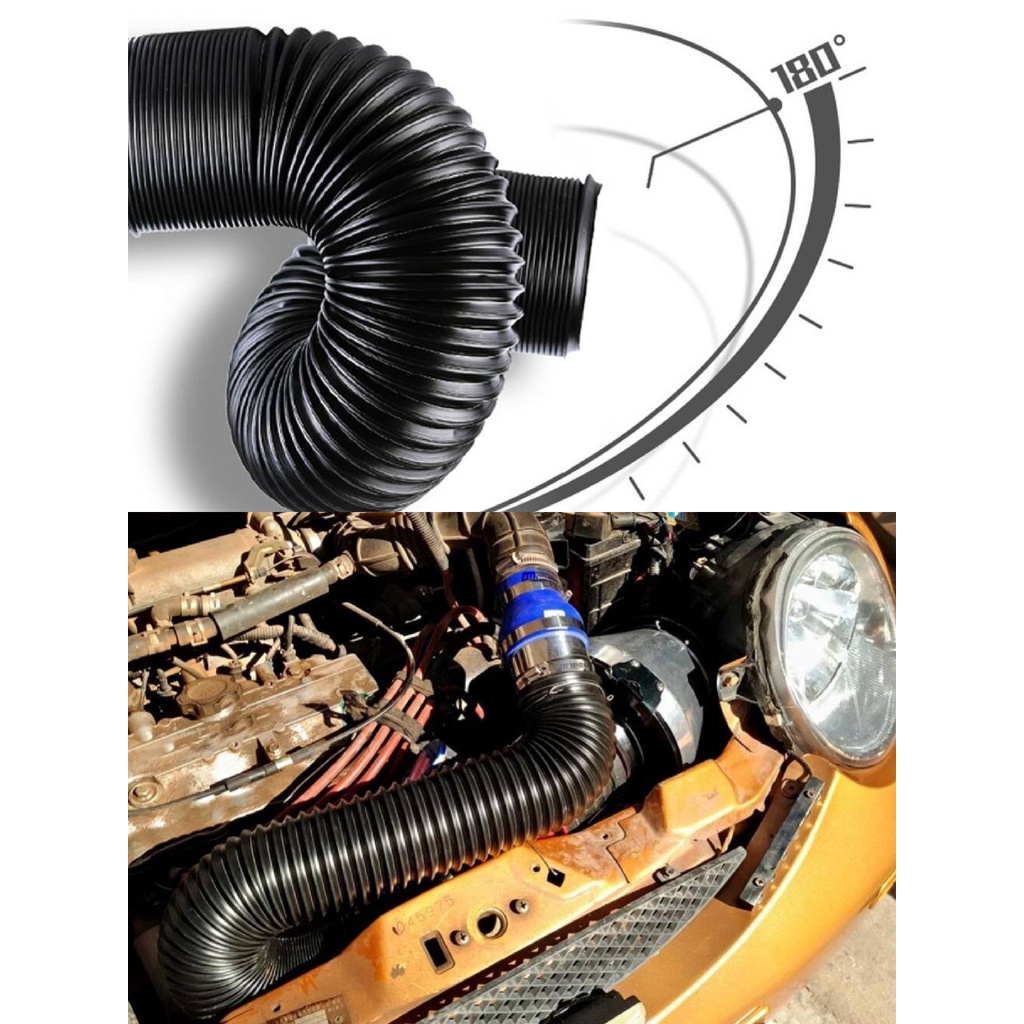 Car Air Intake Pipe Engine Air Intake Pipe Hose Inlet Tube Universal ...