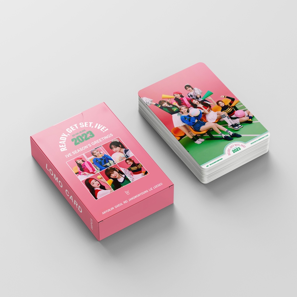 Kpop IVE 2023 SEASON'S GREETINGS Album ELEVEN Photocard After Like & IVE Love Dive Lomo Card ...