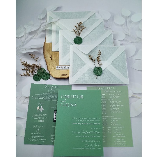 Translucent Envelope (Only) for wedding, debut, for all ocassion ...