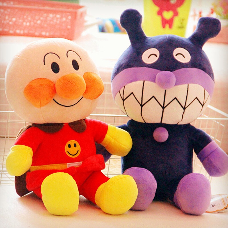 New Cute Anime Anpanman Baikinman Plush Kids Stuffed Toys For Children ...