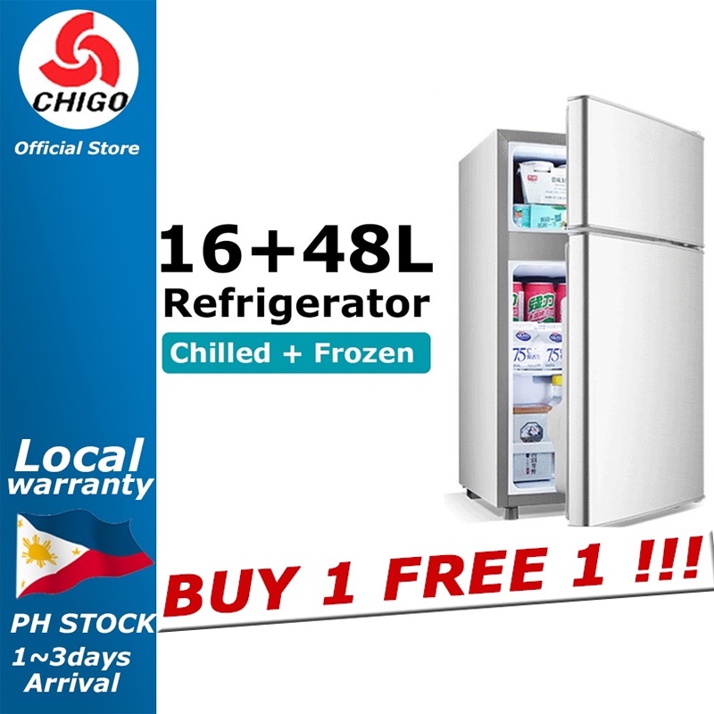 Refrigerator Two Door Smart Freezing Refrigerator 138L Silent Household ...
