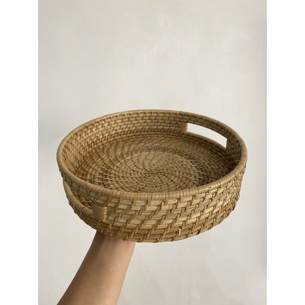 Rattan round tray native | Shopee Philippines