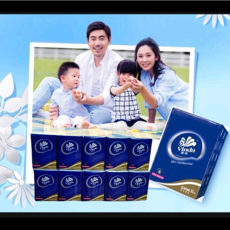 Vinda Gentle and Strong Min Facial Tissue 4 Ply 10 Pack | Shopee Philippines