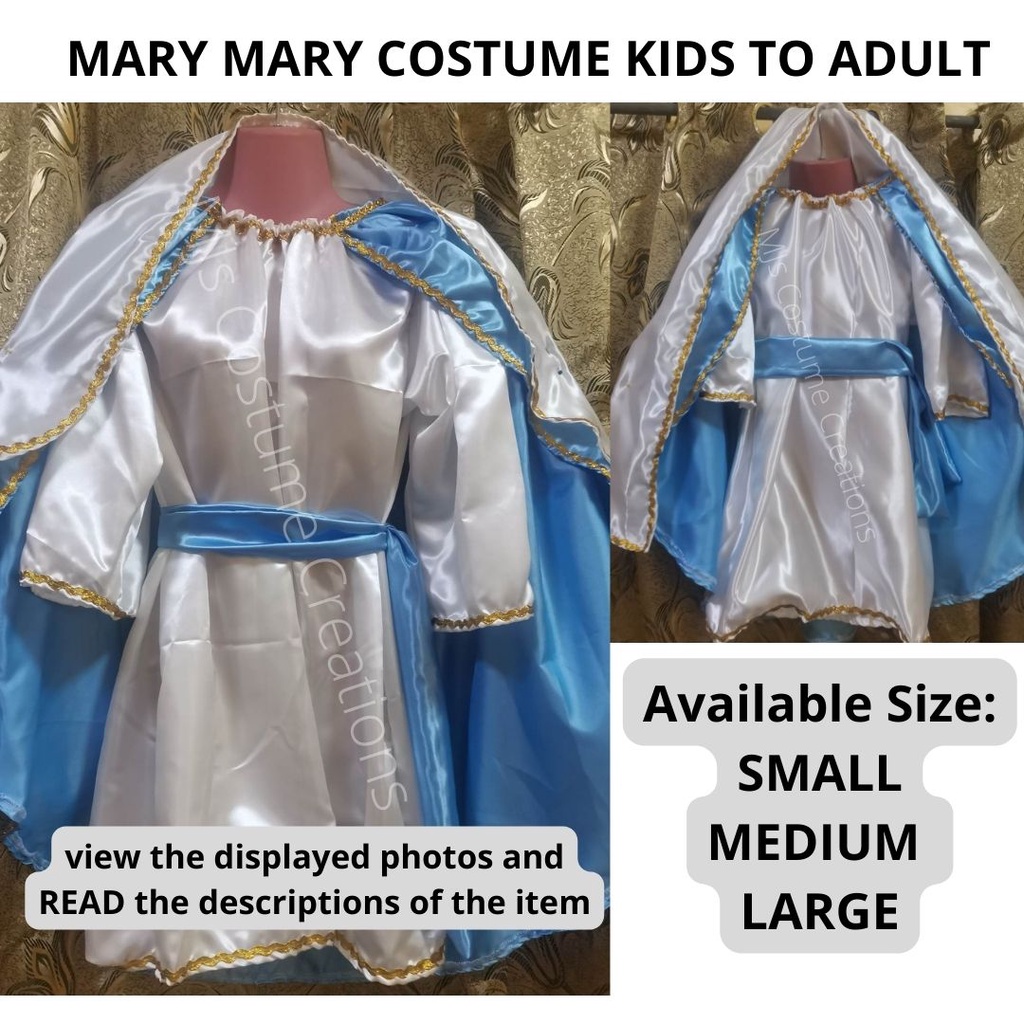 MAMA MARY COSTUME FOR KIDS TO ADULT | Shopee Philippines
