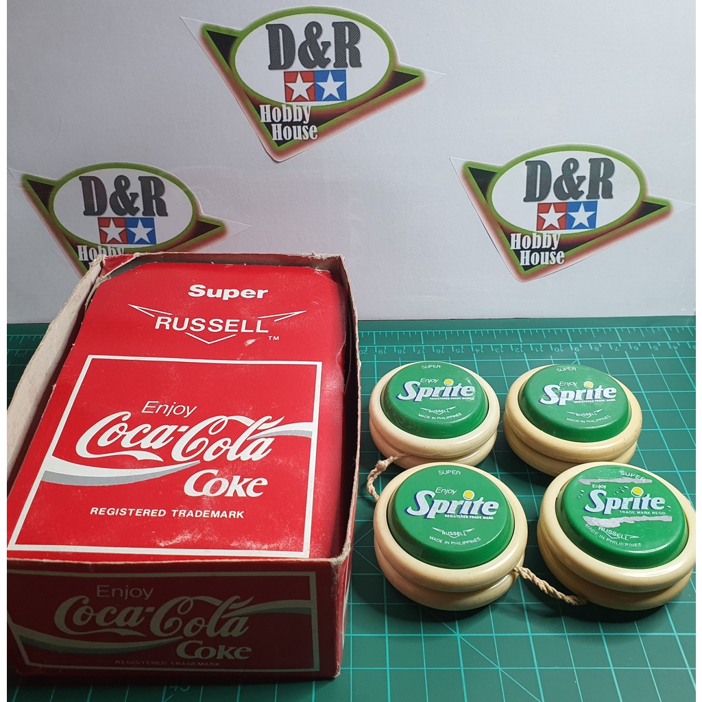 Pinoy Classic Toys Original Russell Yoyo Coca-Cola (Sprite) | Shopee ...