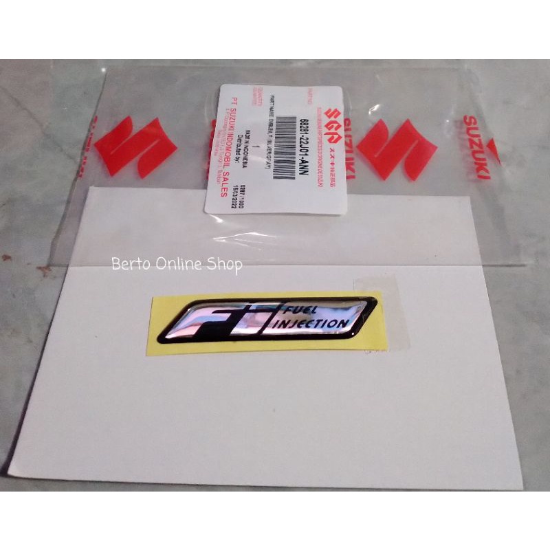 Original Fi FUEL INJECTION Emblem Logo | Shopee Philippines