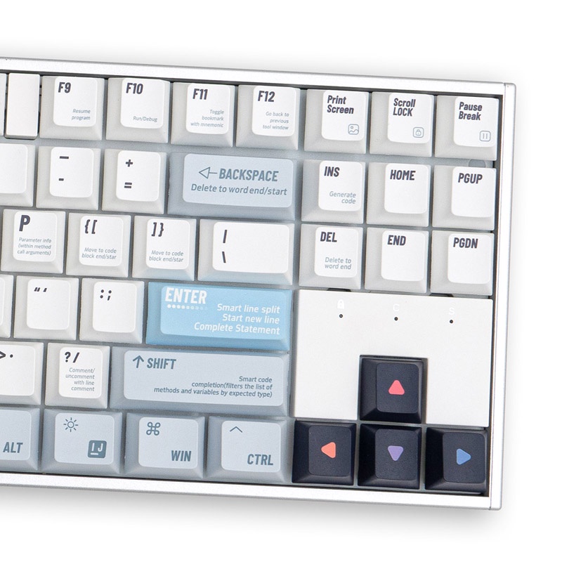 143 Keys GMK Programmer PBT Keycaps Dye Sub Cherry Profile Keycap For ...