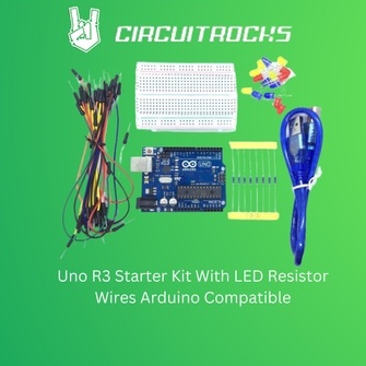 Uno R3 Starter Kit With LED Resistor Wires Arduino Compatible | Shopee ...