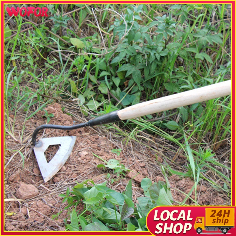 Hollow Small Hoe Farm Tools Grow Vegetables Hoe All Steel Manganese ...